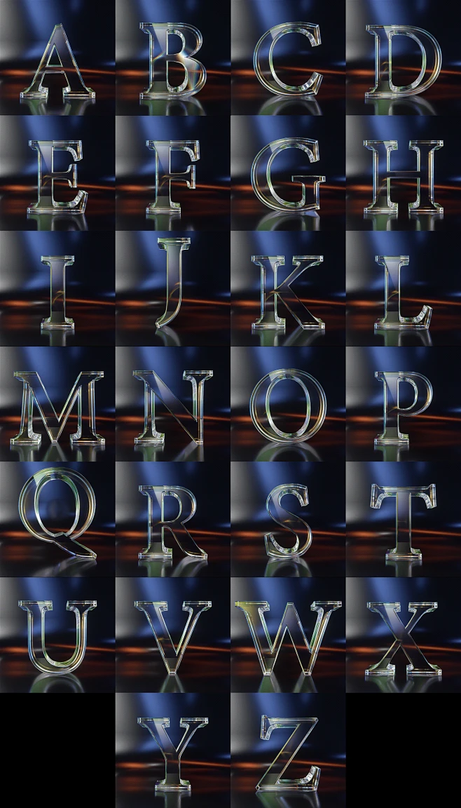 3D b c4d glass light loop octane transparent-花瓣网