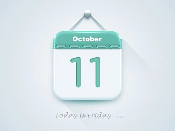 Today is Friday October 11th. by Windy_fly图片_拟物图片素材-花瓣网
