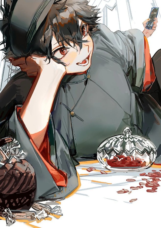 头像 男孩 插画