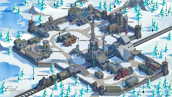 Post Apocalyptic Mobile Base-花瓣网