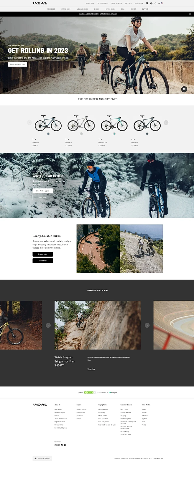 World-Class Road, Gravel, & Mountain Bikes | CANYON US-花瓣网