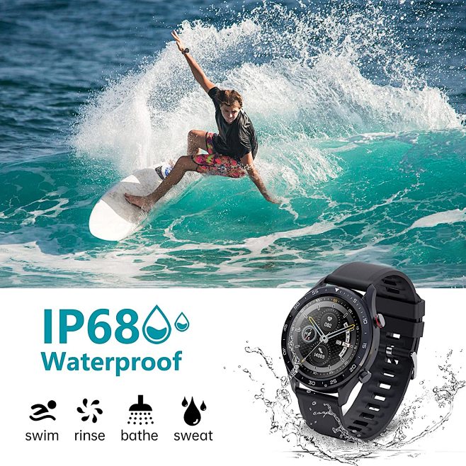 Amazon.com: Smart Watch for Men Make and Receive Bluetooth Call ...