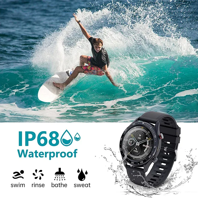 Amazon.com: Smart Watch for Men Make and Receive Bluetooth Call ...