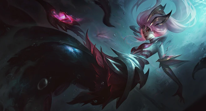 League of Legends Coven Nami Fanart-花瓣网