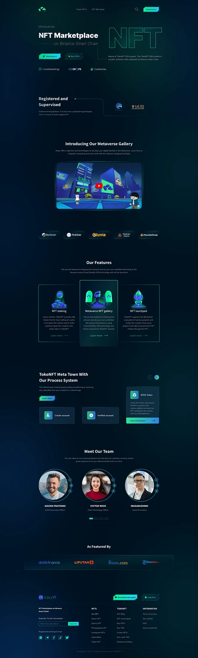 blockchain crypto Figma metaverse Metaverse Landing page nft nft landing page ui design UI/UX ...