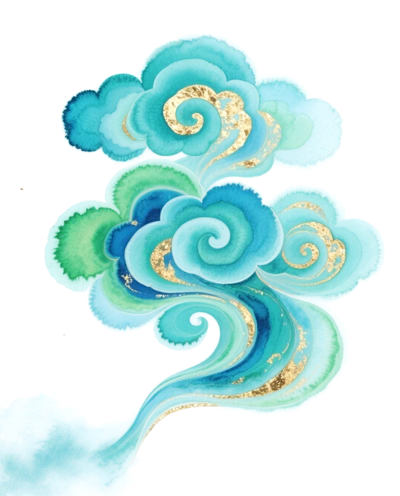 【米图网-52mitu.com】鎏金祥云 中式 奢华 品质 云纹鎏金祥云-花瓣网