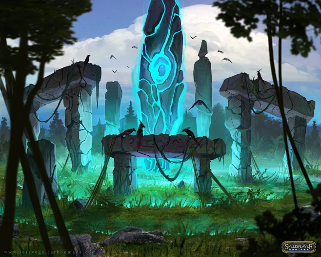 SPELLWEAVER TCG : Spellweaver UI and Illustration Design-花瓣网