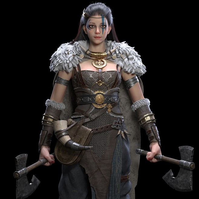 Viking Warrior, Wenhao Li : Hi guys! I am glad to share my recent 3D ...