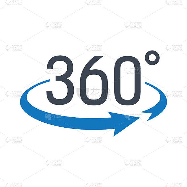 360度的图标