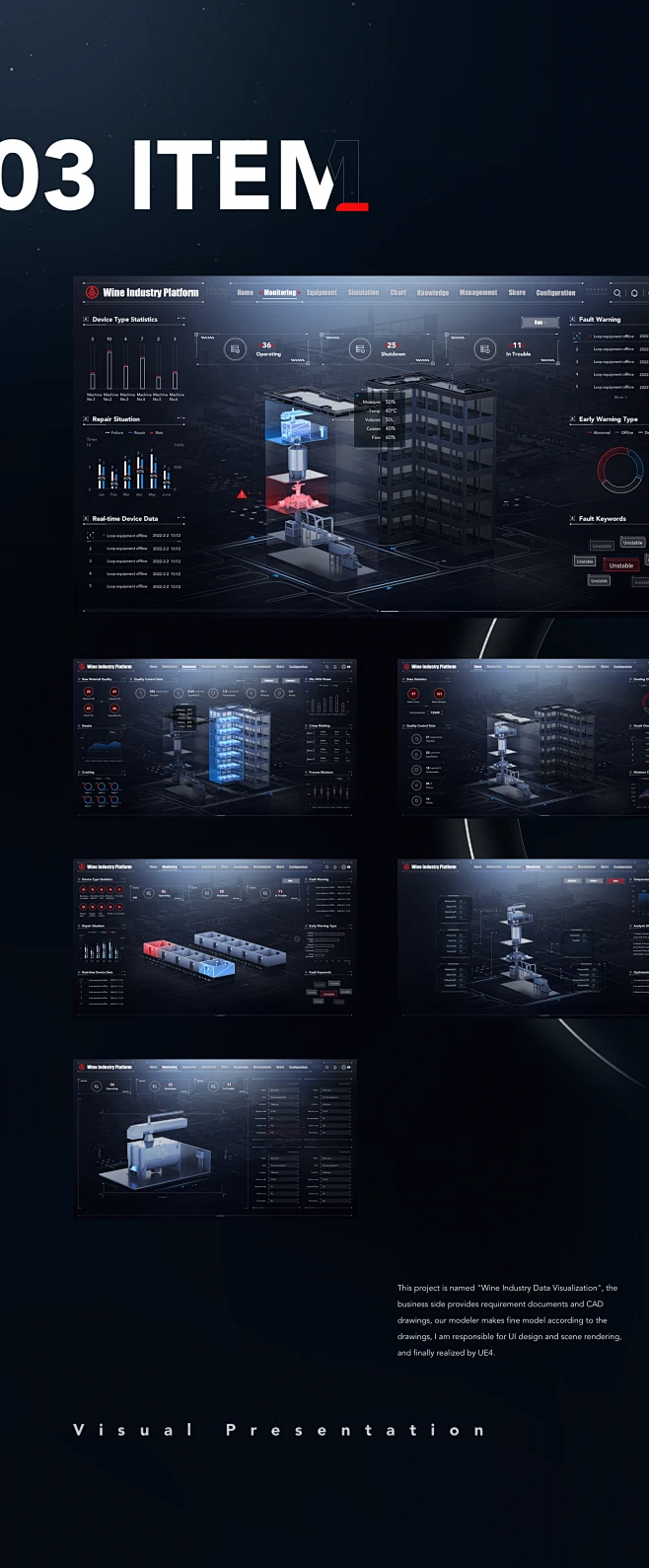 3D animation city Data data visualization earth FUI HUD map Technology-花瓣网