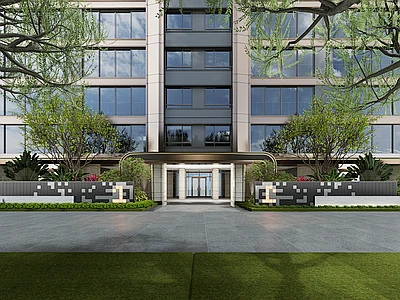 现代入户景墙 马赛克景墙 格子景墙 庭院景墙 直线-花瓣网