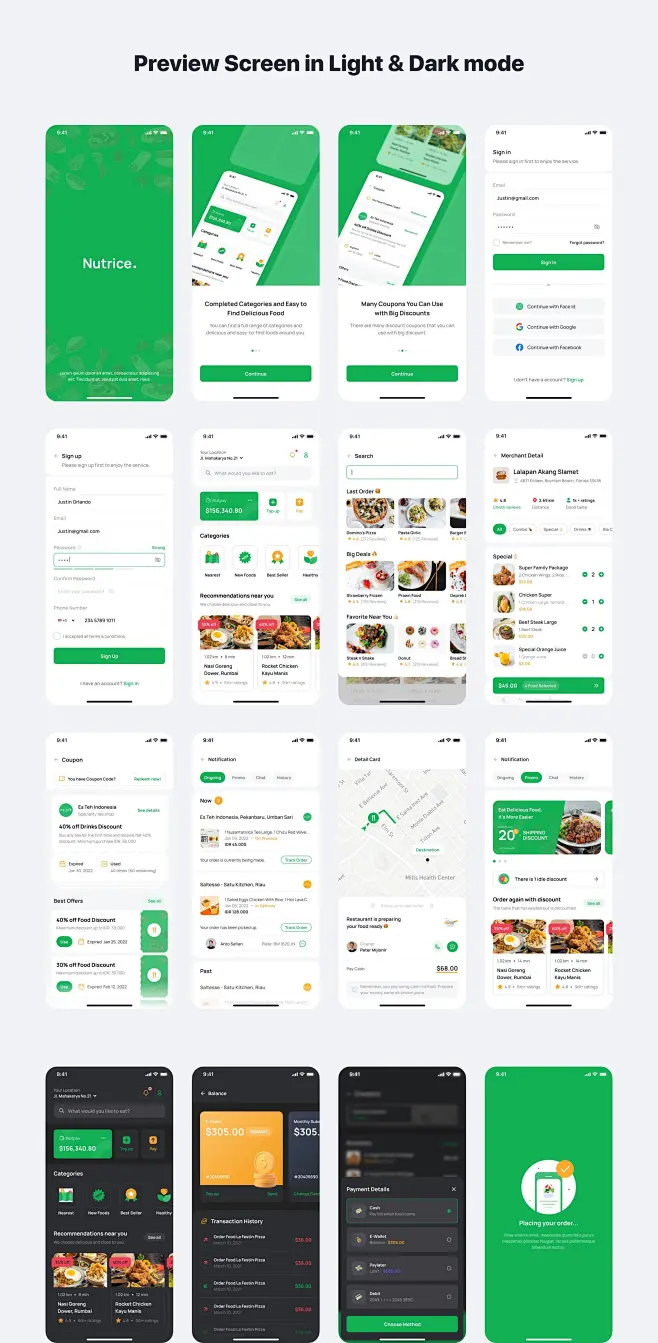 外卖点餐配送应用app设计素材下载 - UIED用户体验学习平台-花瓣网