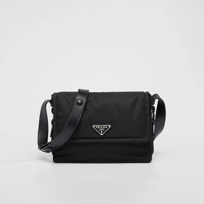 Prada Cini 小号 Re-Nylon 再生尼龙邮差包 1-花瓣网