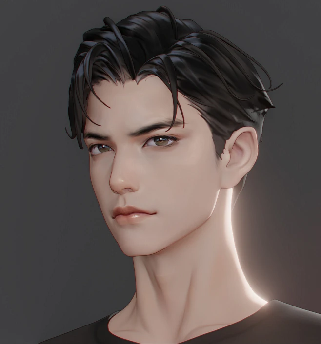 年轻男性-花瓣网