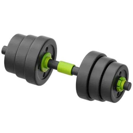 Triple Weight Dumbbell 3D Icon-花瓣网