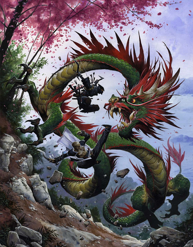 lung_dragon_by_Wayne_Reynolds-D%26D_3e_%282011-12%29_PAIZO_Pathfinder ...