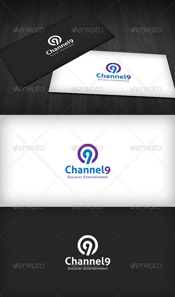 9频道标志——数字标识模板Channel 9 Logo - Numbers Logo Templates住宿、机构、金额、占星学、天文学、频道 ...