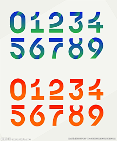 数字/LOGO-花瓣网|陪你做生活的设计师 | 数字