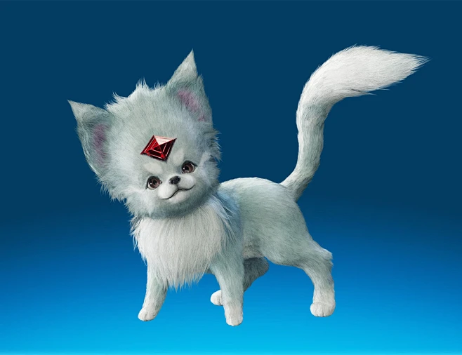 Carbuncle Art from Final Fantasy VII Remake-花瓣网