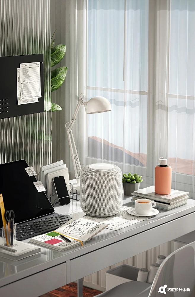 电商主KV三维渲染3C化妆品 (26)-花瓣网