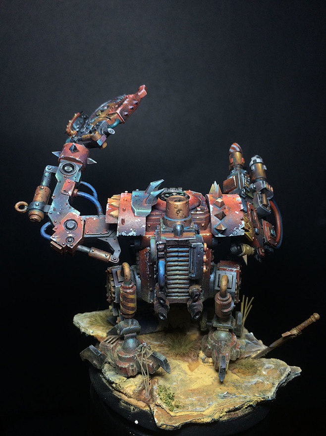 郭老师涂模型，战锤棋子涂装作品小铁罐