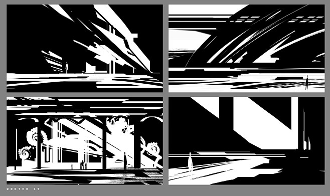 场景构图黑白构成画面构成黑白稿来自cgbook.cn (173)