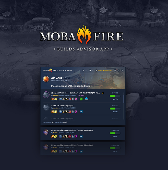MobaFire app for League of Legends : For the Overwolf company we have ...