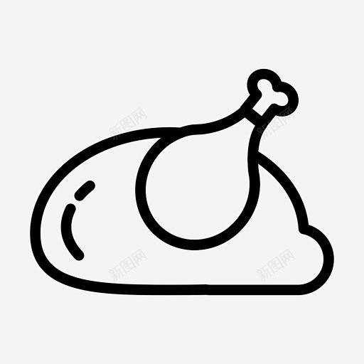 烤鸡鸡肉炸鸡高清素材 标志 设计图片 页面网页 平面电商 创意素材 png素材