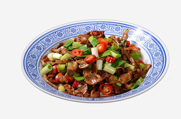 蓝色盘子美味泡椒鸡杂png免抠素材_新图网 https://ixintu.com 芹菜 蓝色 盘子 家常菜 美味佳肴 酸辣可口 香飘四溢 小米椒 鸡杂 泡椒鸡杂