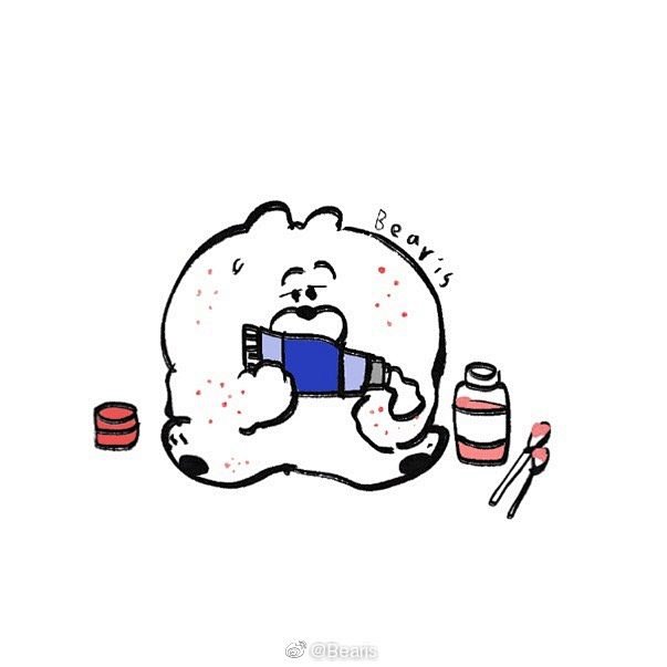 本周熊熊九宫格 #渣熊boocha#