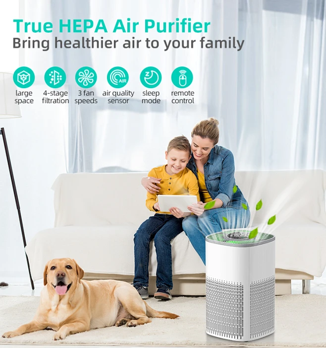 New Product Ideas 2022 Home Air Cleaner Mini Portable Smart Air ...
