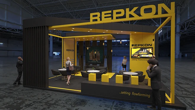 REPKON : REPKON EXHIBITION STAND DESIGN图片_四开图片素材-花瓣网