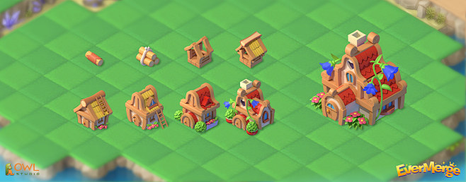 EverMerge Props - 3D models on Behance