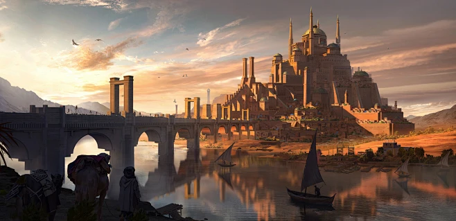 Ancient city-花瓣网