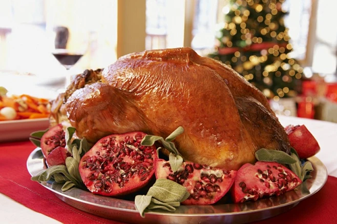 圣诞节家庭聚餐图片-花瓣网