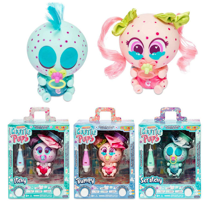 Nerlie Kootie Pops 新生儿婴儿 公仔 玩具新款2020-淘宝网