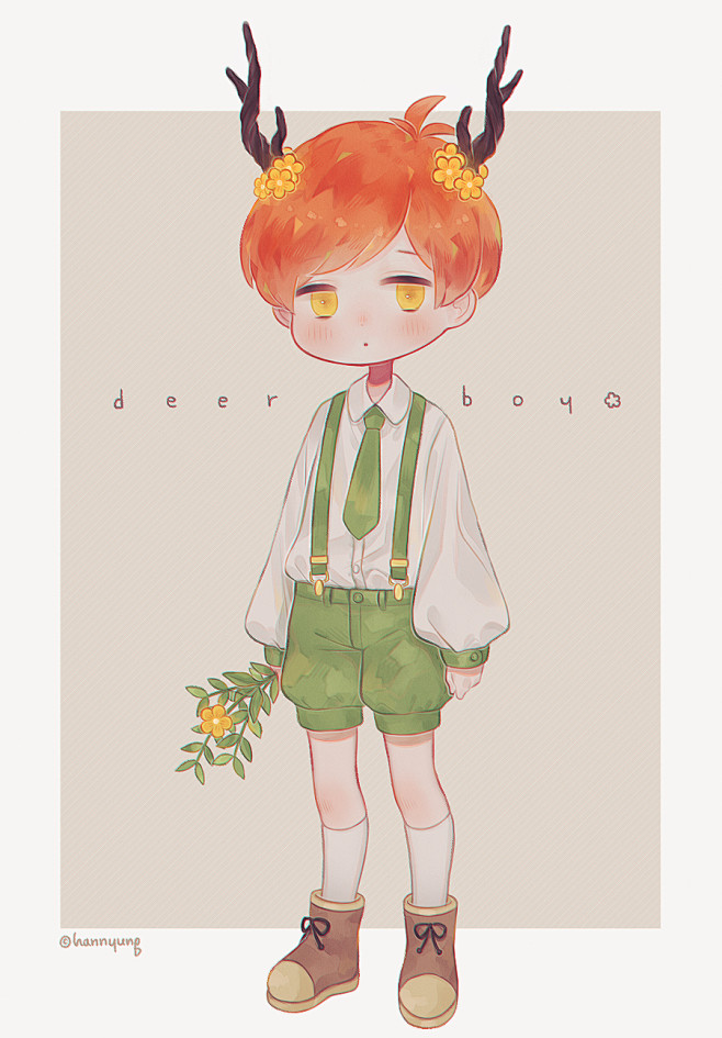 分享一张来自P站的图片:deer boy http://itunes.apple.com/us/app/p-zhan-zhu-shou ...