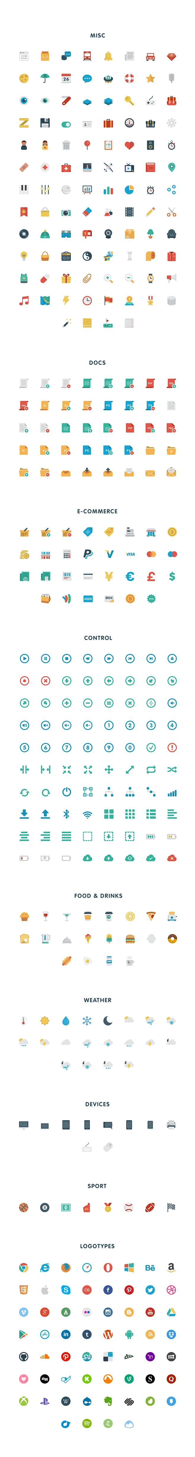 Smallicons : Huge flat icon set图片_icons图片素材-花瓣网