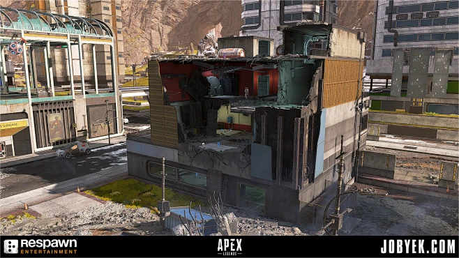 Apex Legends S4 | Destroyed Buildings & Hammond Beacon-花瓣网