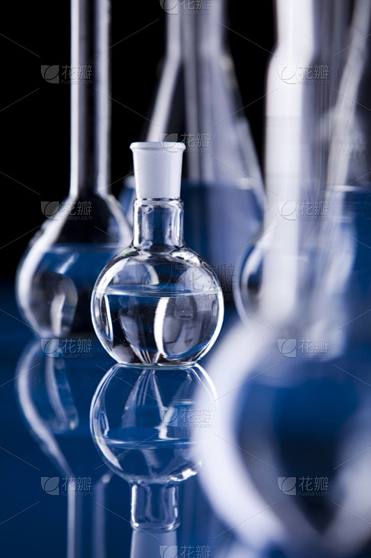 实验室玻璃器皿,垂直画幅,酸,无人,烧杯,玻璃,科学实验,生物学,实验室,摄影