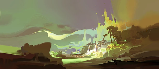 装饰风格场景-花瓣网