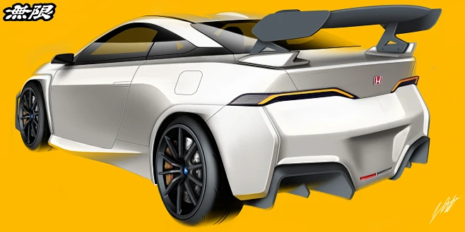 Mugen Honda Integra Type R Design Concept :: Behance-花瓣网