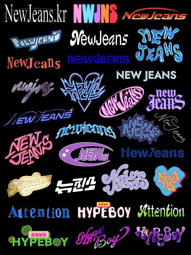 NewJeans logo设计