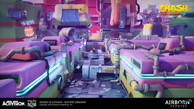 {游戏系列} 美国 Crash 4（场景，角色，UI）-花瓣网