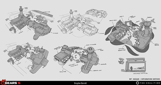 ArtStation - Gears 5 - Vasgar, Braydan Barrett