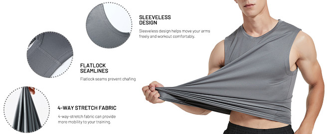 sleeveless t shirts for men