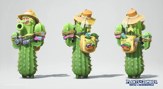 PvZ: Battle For Neighborville | Cactus Skins-花瓣网