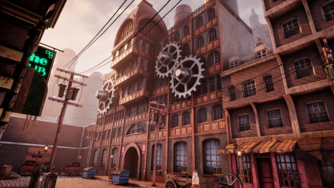 SteamPunk / Victorian Environment Level Design in Unreal Engine ...