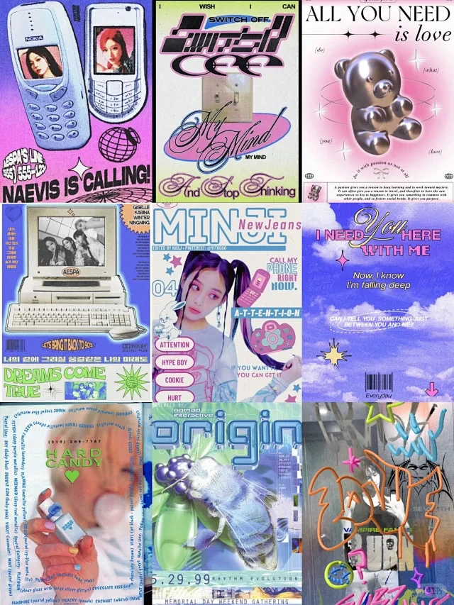 Y2K海报 - 小红书搜索