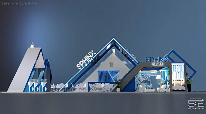 【Sphinx】展台设计分享 – 52展览设计-花瓣网